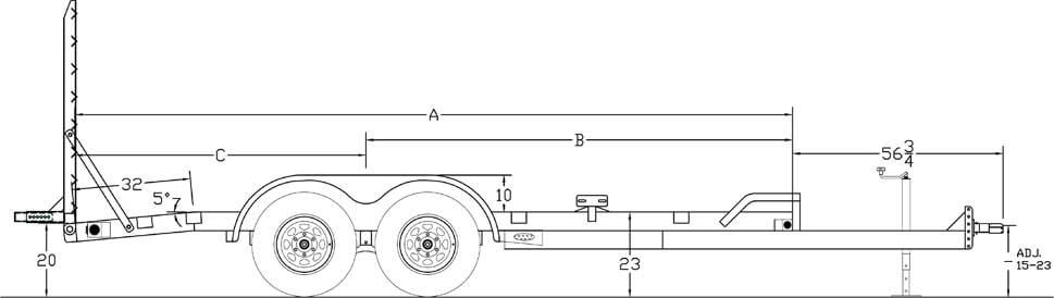 Big Tex 10ET 83" x 16 Pro Series Tandem Axle Equipment Trailer ...
